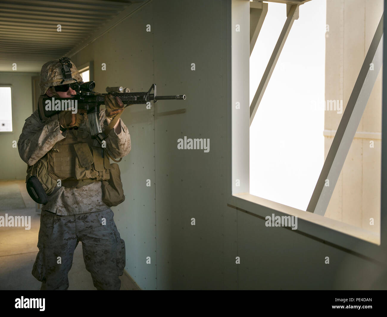 Pfc. Julius Reed, rifleman, Company K, 3rd Battalion, 5th Marine ...