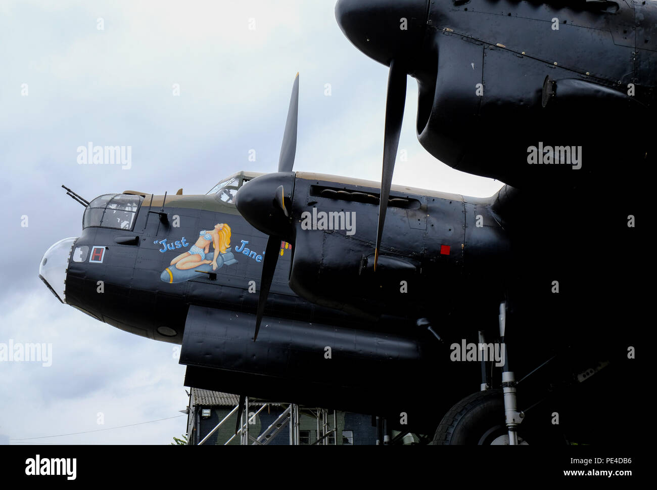 'Just Jane' Avro Lancaster - World War 2 British heavy bomber and one ...