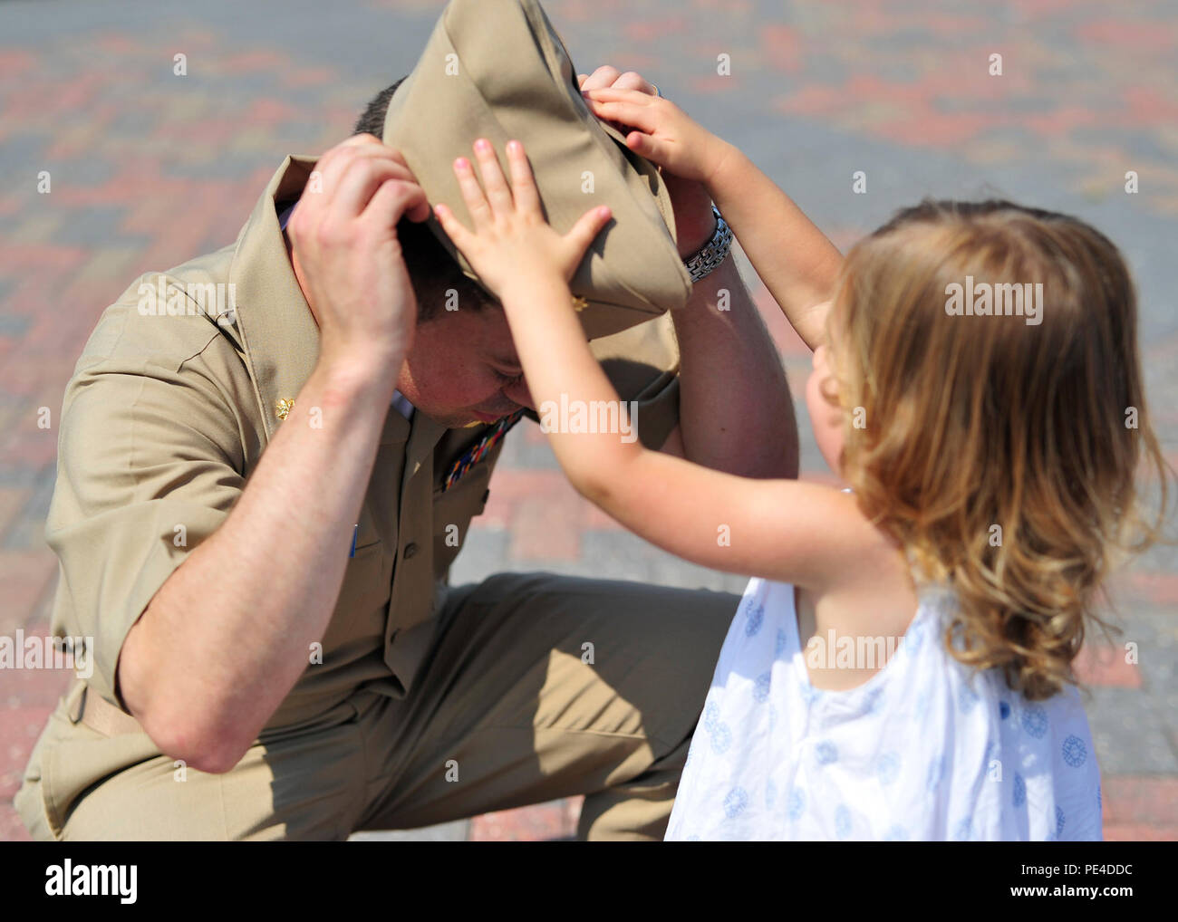 NEWPORT NEWS, Va. (Sept. 3, 2015) - Lt. Cmdr. Jared McCaleb, assigned ...