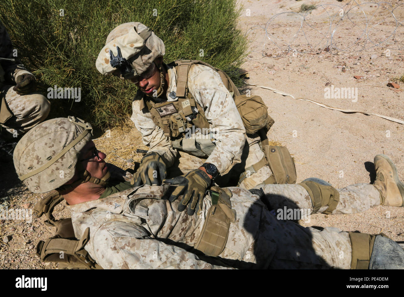 SOUTHWEST ASIA (Sept. 2, 2015) U.S. Navy Hospital Corpsman 2nd Class ...