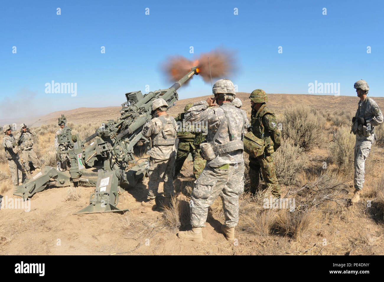 1st battalion 37th field artillery regiment hi-res stock photography ...