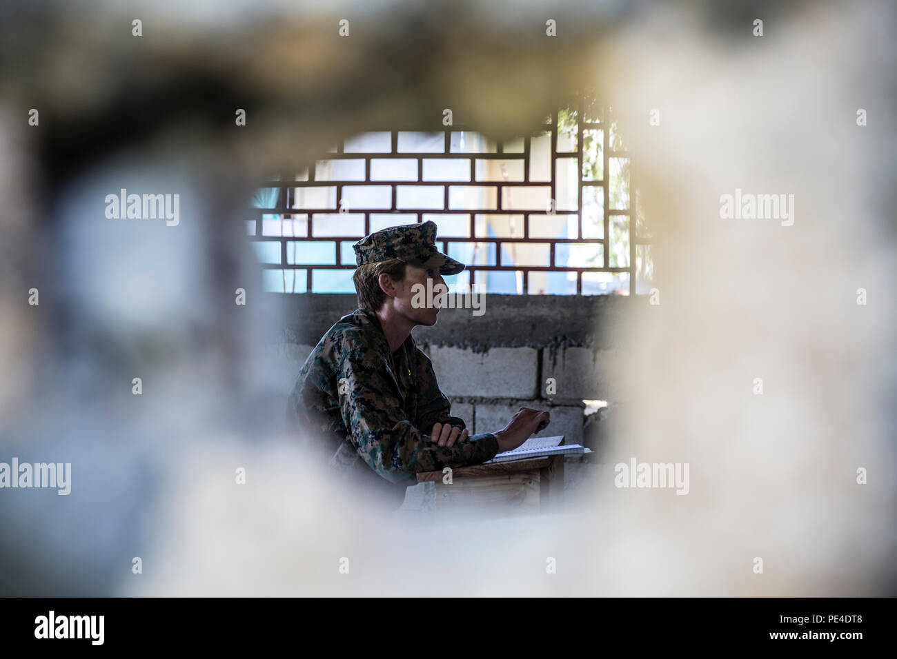 U.S. Marine Corps Maj. Amelia Griffith, a civil affairs officer ...