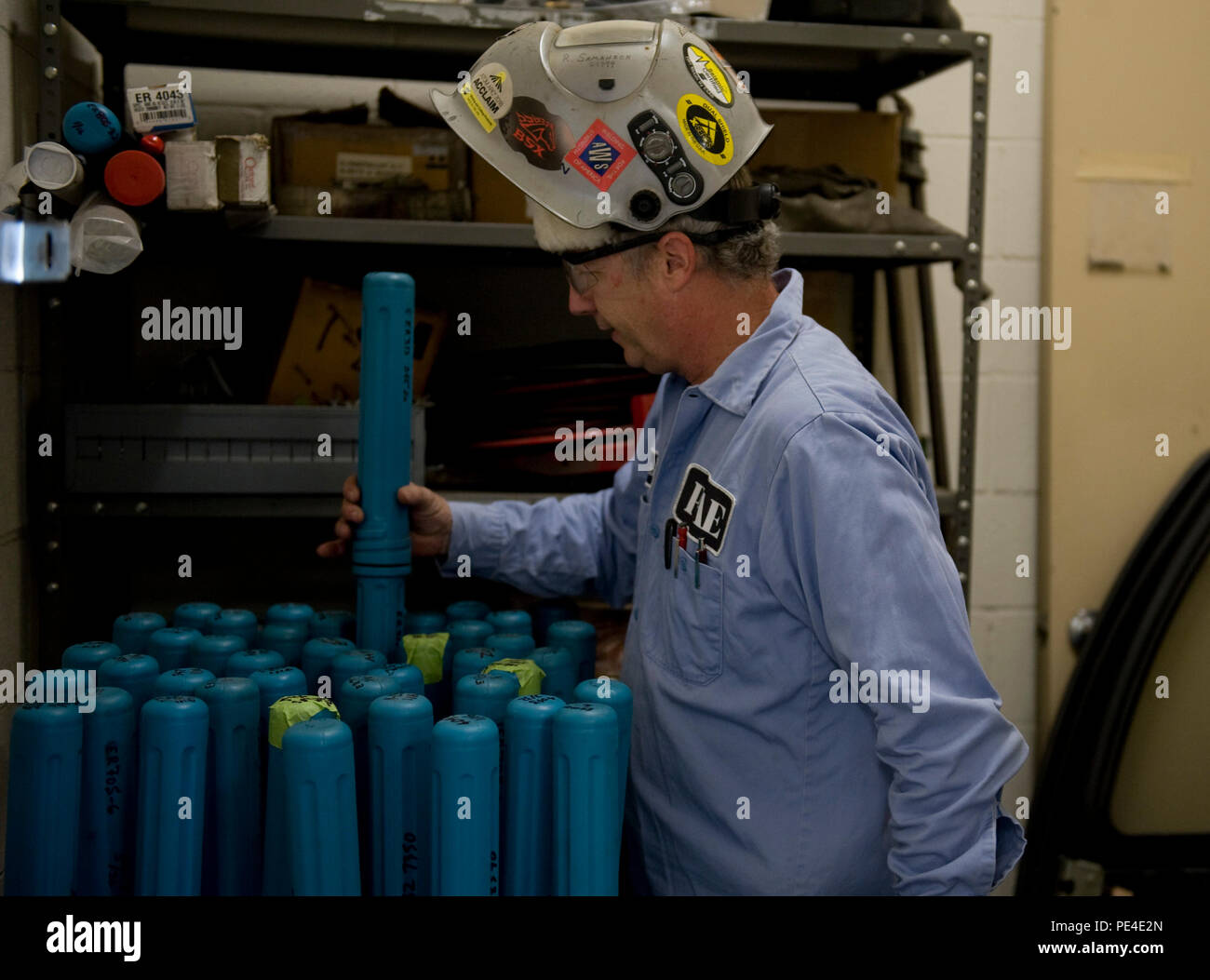 Rich Samanich, 57th Maintanence Group aircraft metals technology lead ...