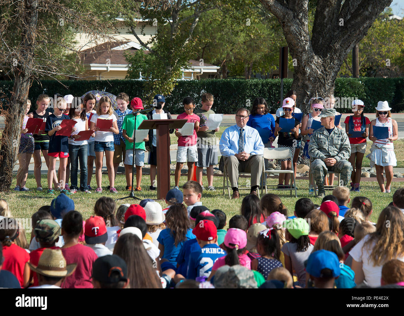 Students, parents, faculty, and volunteers from Travis and Scandia ...