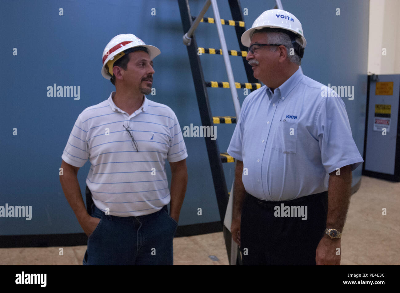 Jerry Lee (Left), mechanical engineer and project engineer for the U.S ...