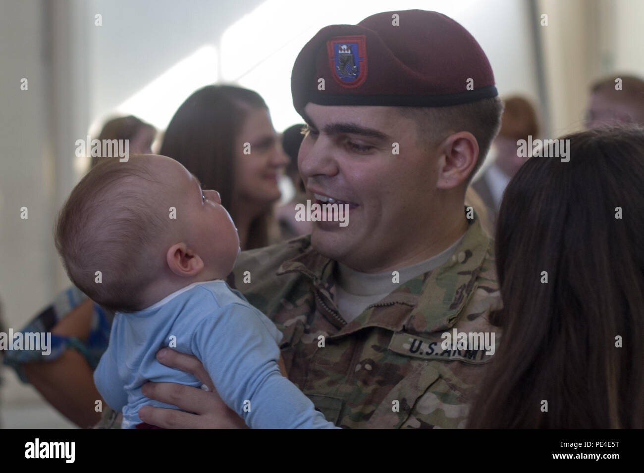 A paratrooper assigned to 3rd Brigade Combat Team, 82nd Airborne ...