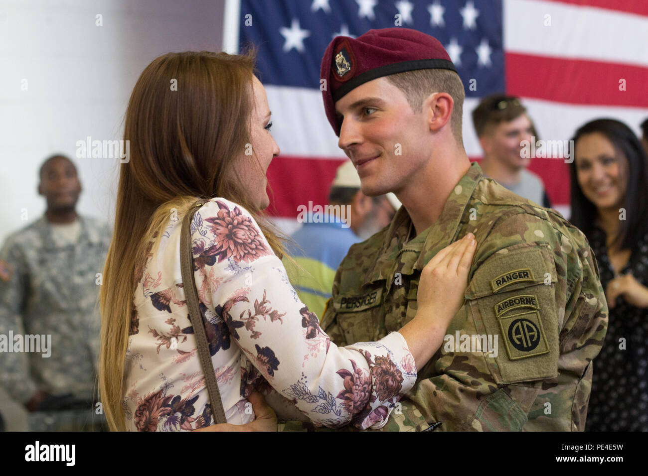 A paratrooper assigned to 3rd Brigade Combat Team, 82nd Airborne ...