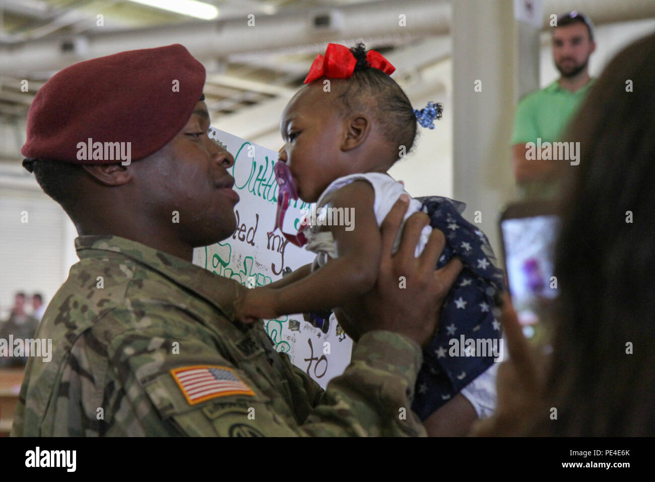 A paratrooper assigned to 3rd Brigade Combat Team, 82nd Airborne ...