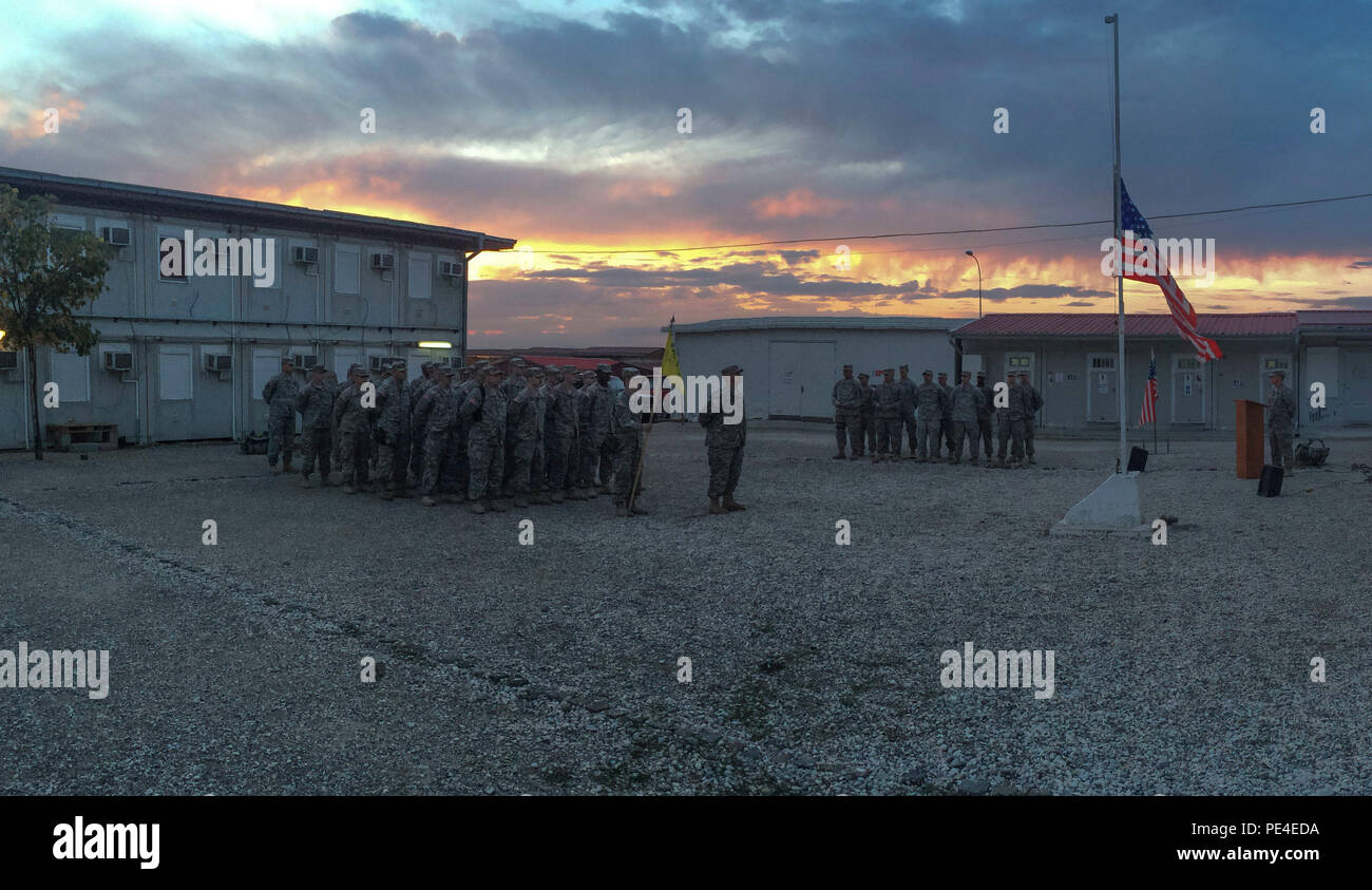 North Carolina National Guard Soldiers with Alpha Company, 1st Combined ...