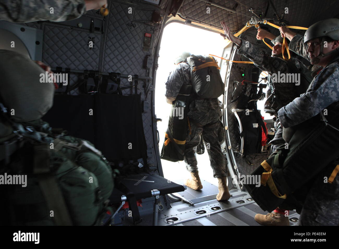 U.S. Army Paratroopers with 112th Signal Battalion, 528th Special ...