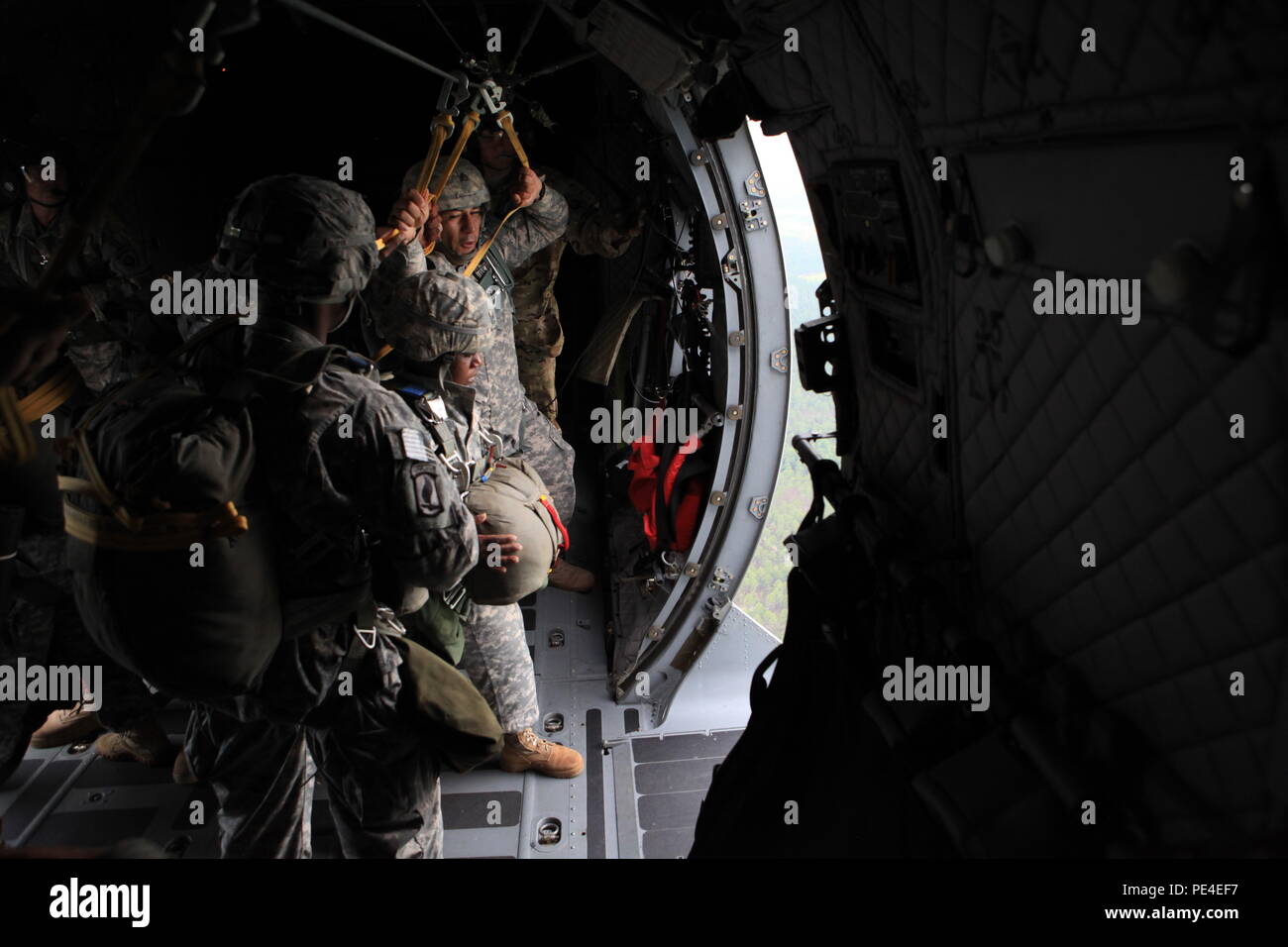 U.S. Army Jumpmasters with 112th Signal Battalion, 528th Special ...