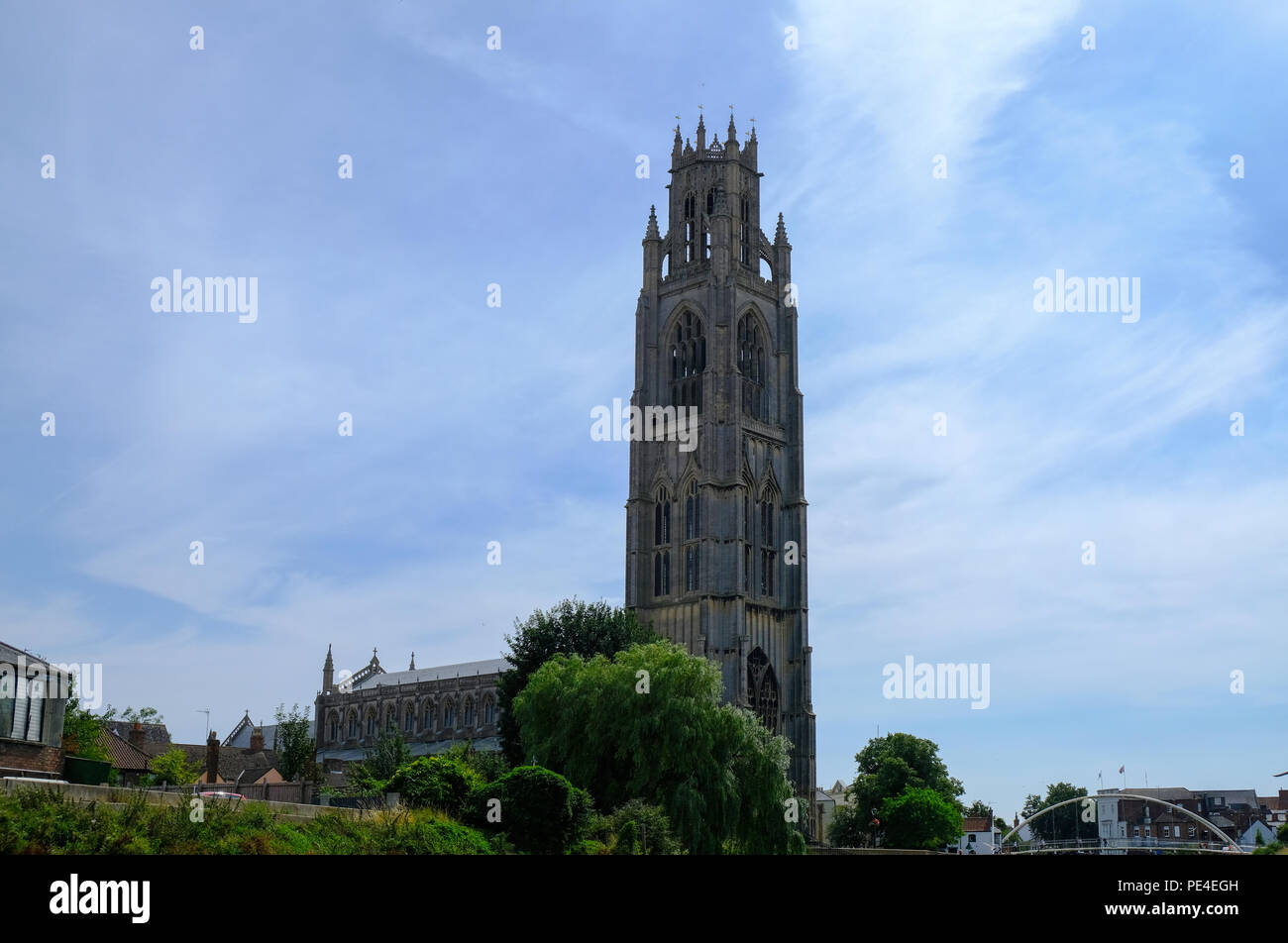 Boston Stump. the UK's tallest church tower, Lincolnshire, England ...