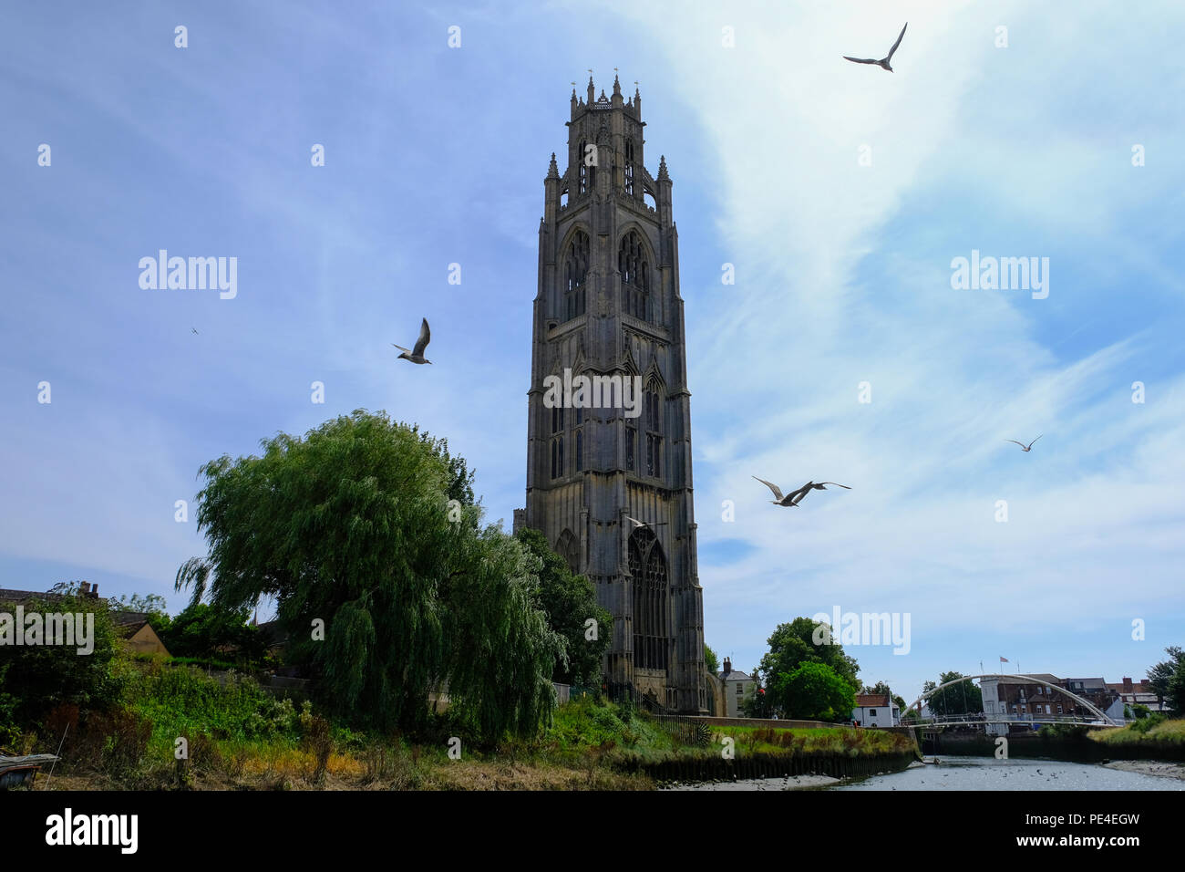 Boston Stump. the UK's tallest church tower, Lincolnshire, England ...