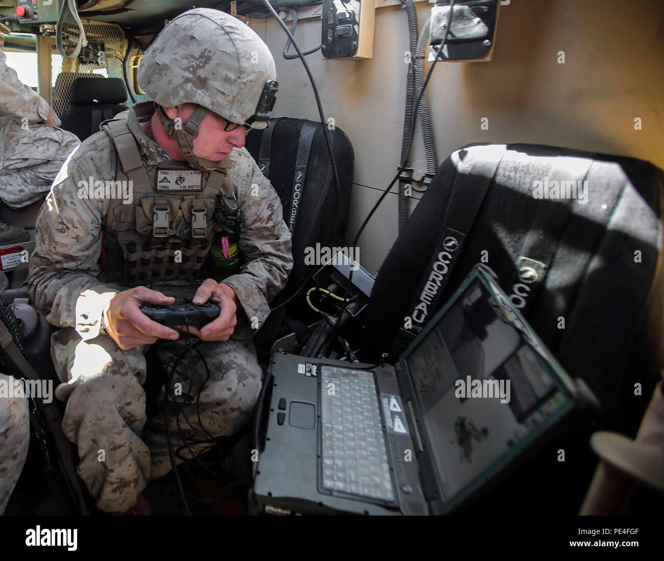 Lance Cpl. Alec Smith, a combat engineer with Mobility Assault Company ...