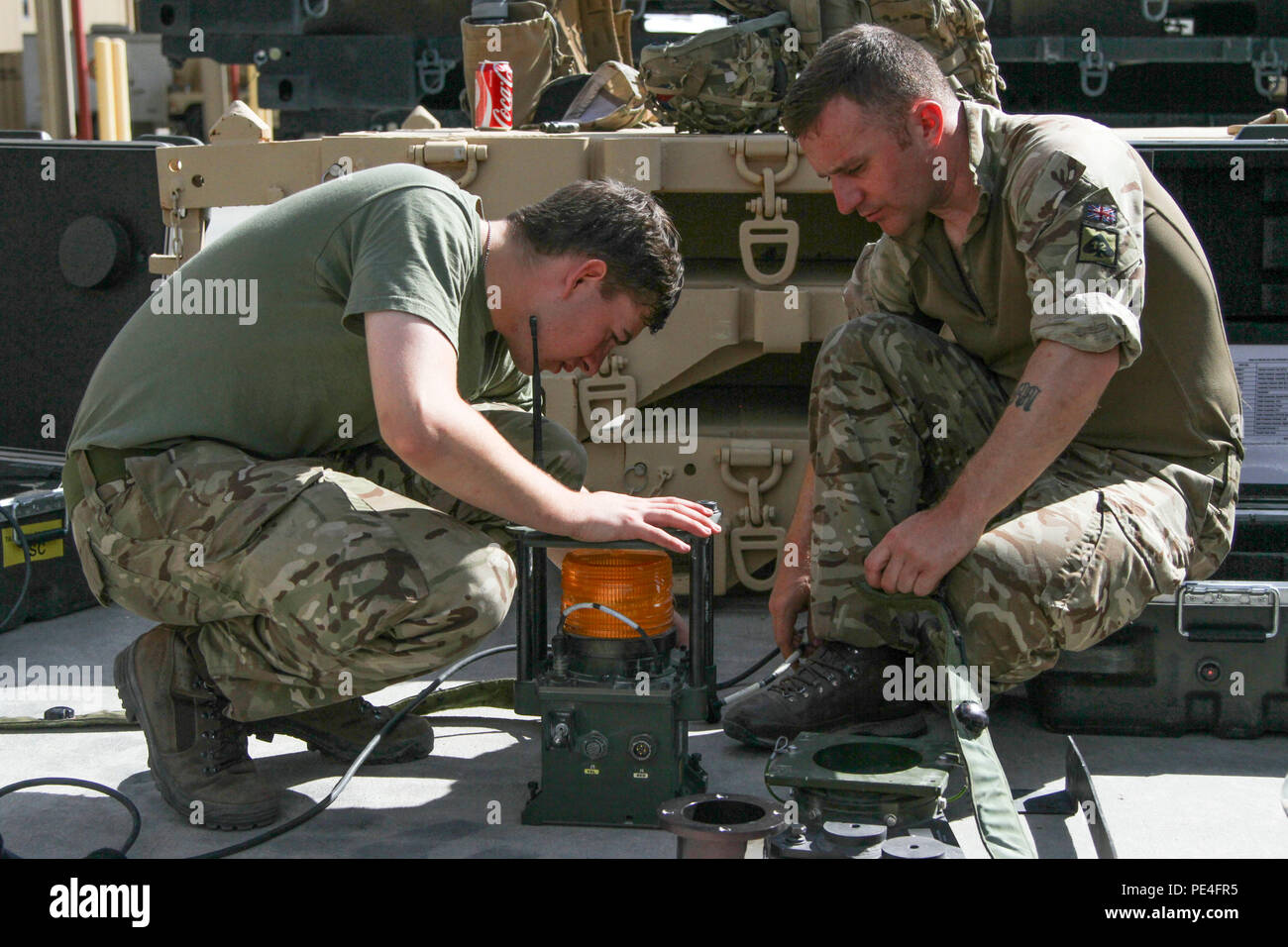 FORT BLISS, Texas - British Soldiers of 1st Battalion Scots Guards ...