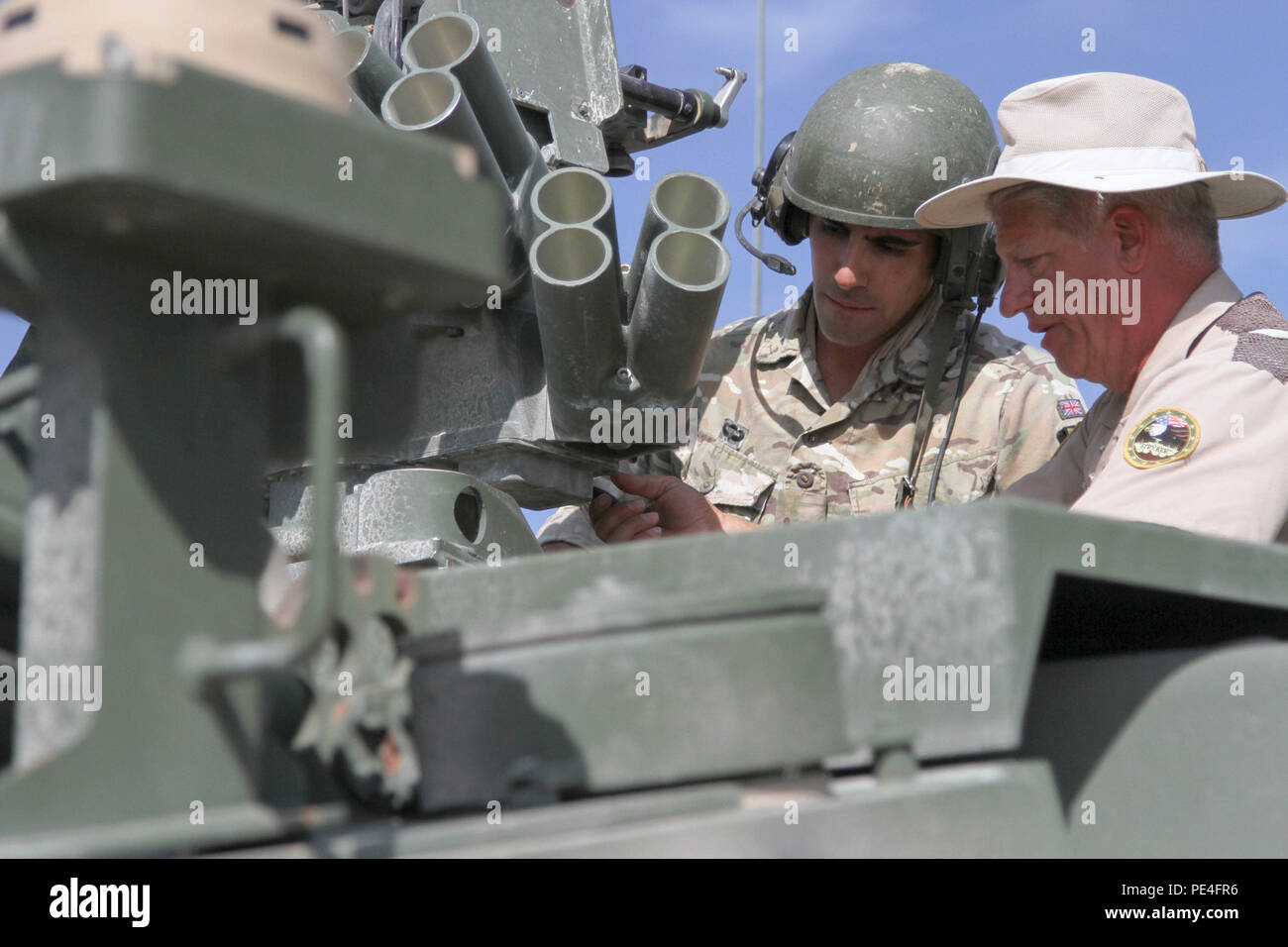 A British Soldier of 1st Battalion Scots Guards, 12th Armored Infantry ...
