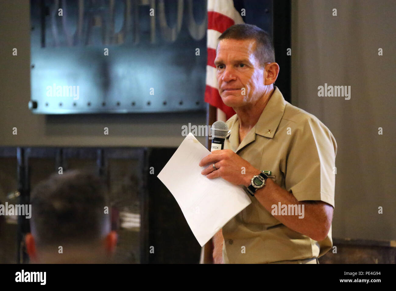 Commander david shirk hi-res stock photography and images - Alamy