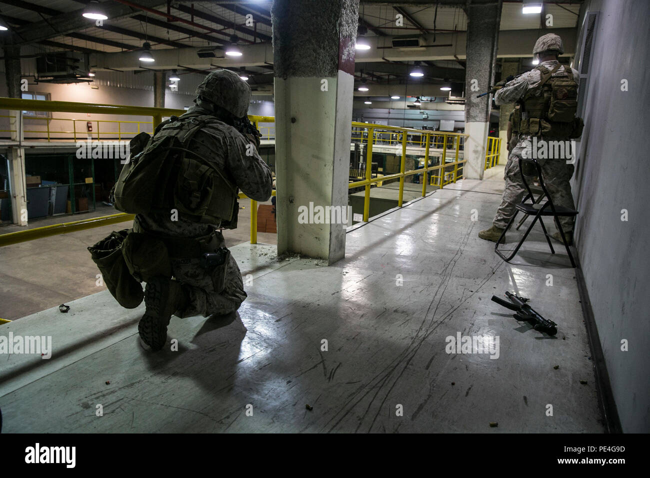 NAVAL SUPPORT ACTIVITY BAHRAIN (Sept. 9, 2015) U.S. Marines with the ...