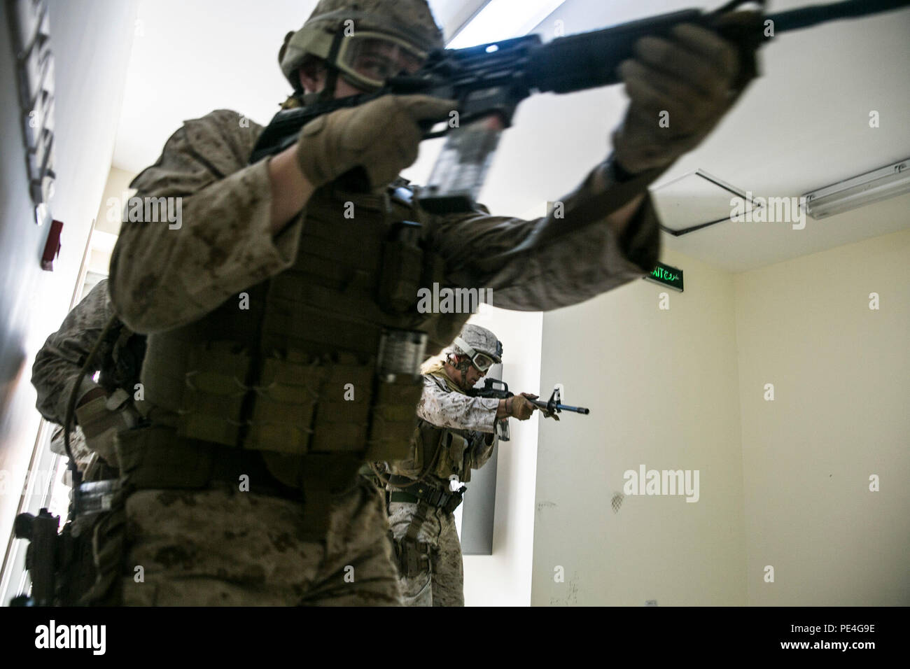 NAVAL SUPPORT ACTIVITY BAHRAIN (Sept. 9, 2015) U.S. Marines with the ...