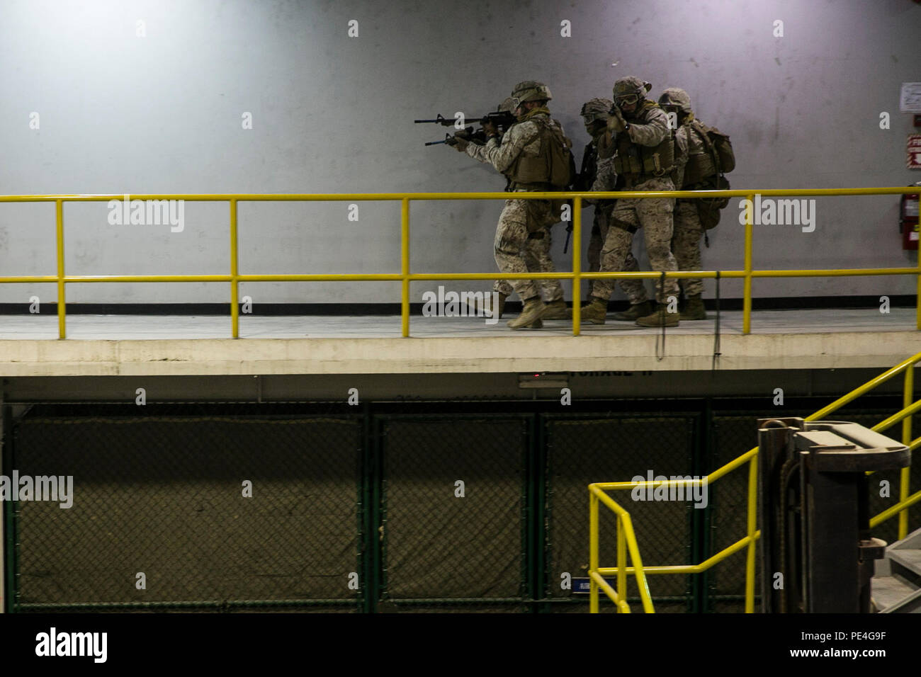 NAVAL SUPPORT ACTIVITY BAHRAIN (Sept. 9, 2015) U.S. Marines with the ...