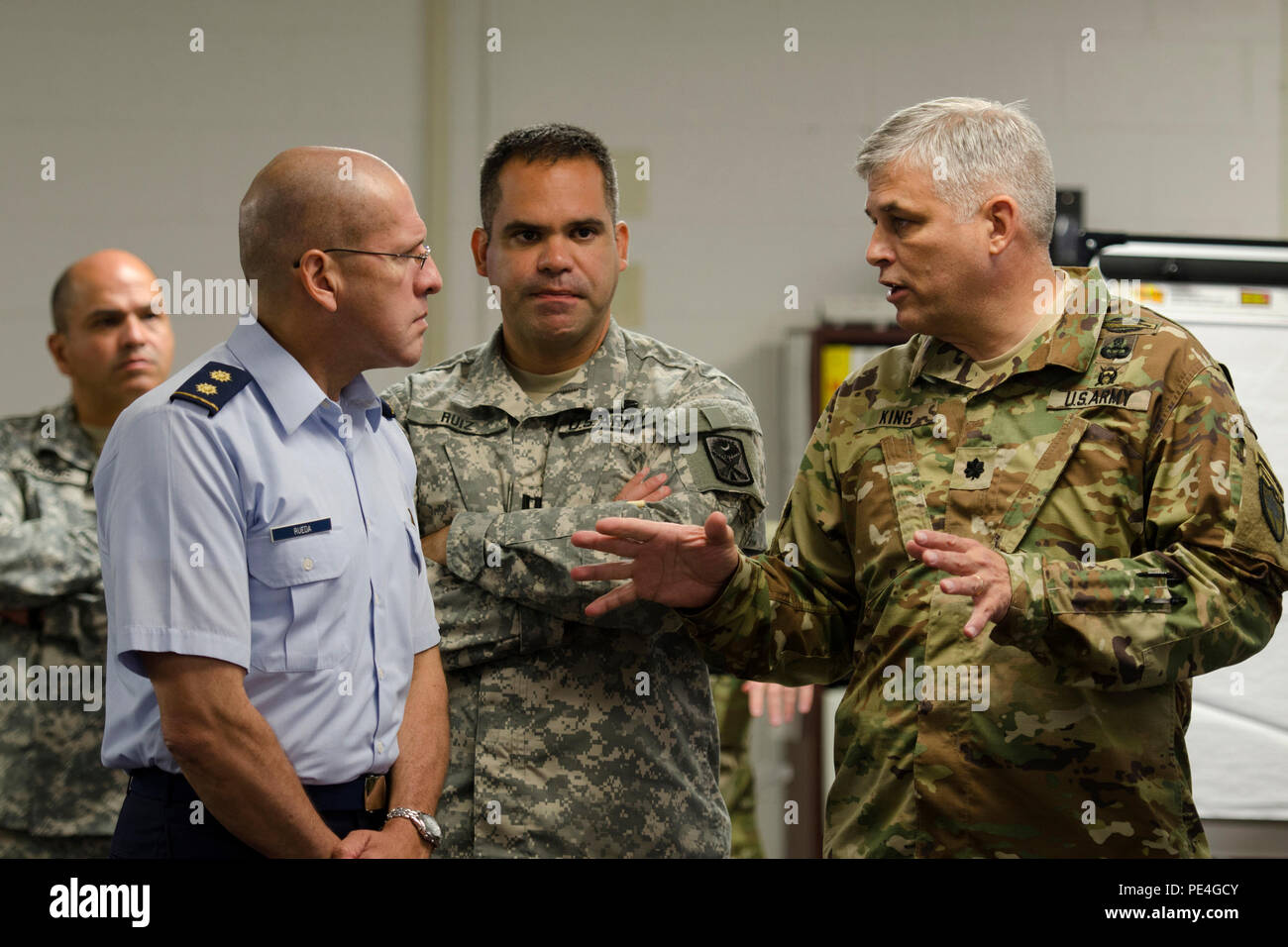 U.S. Army Lt. Col. David King, the South Carolina State Partnership ...