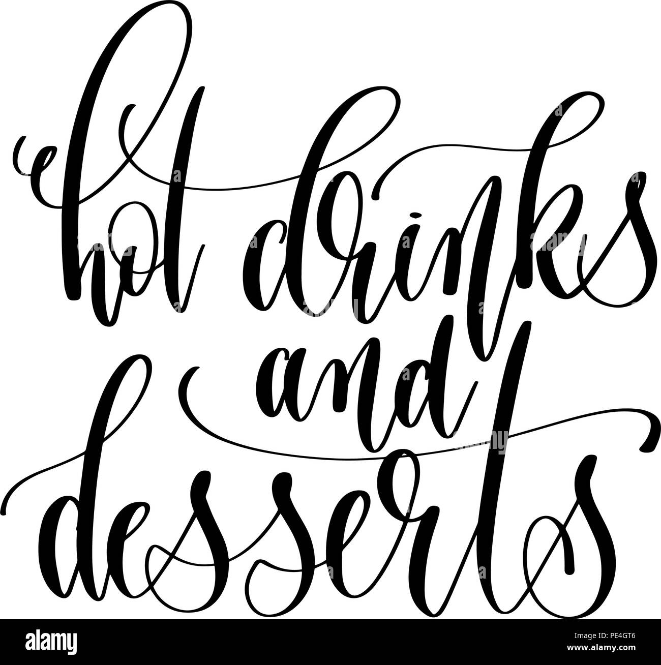 Coffee house dessert Black and White Stock Photos & Images - Alamy