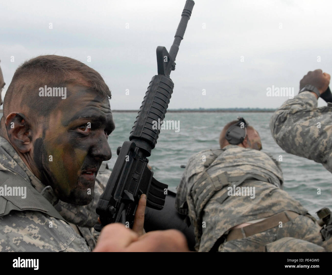 A New York Army National Guard infantryman from Troop C, 2nd Squadron ...