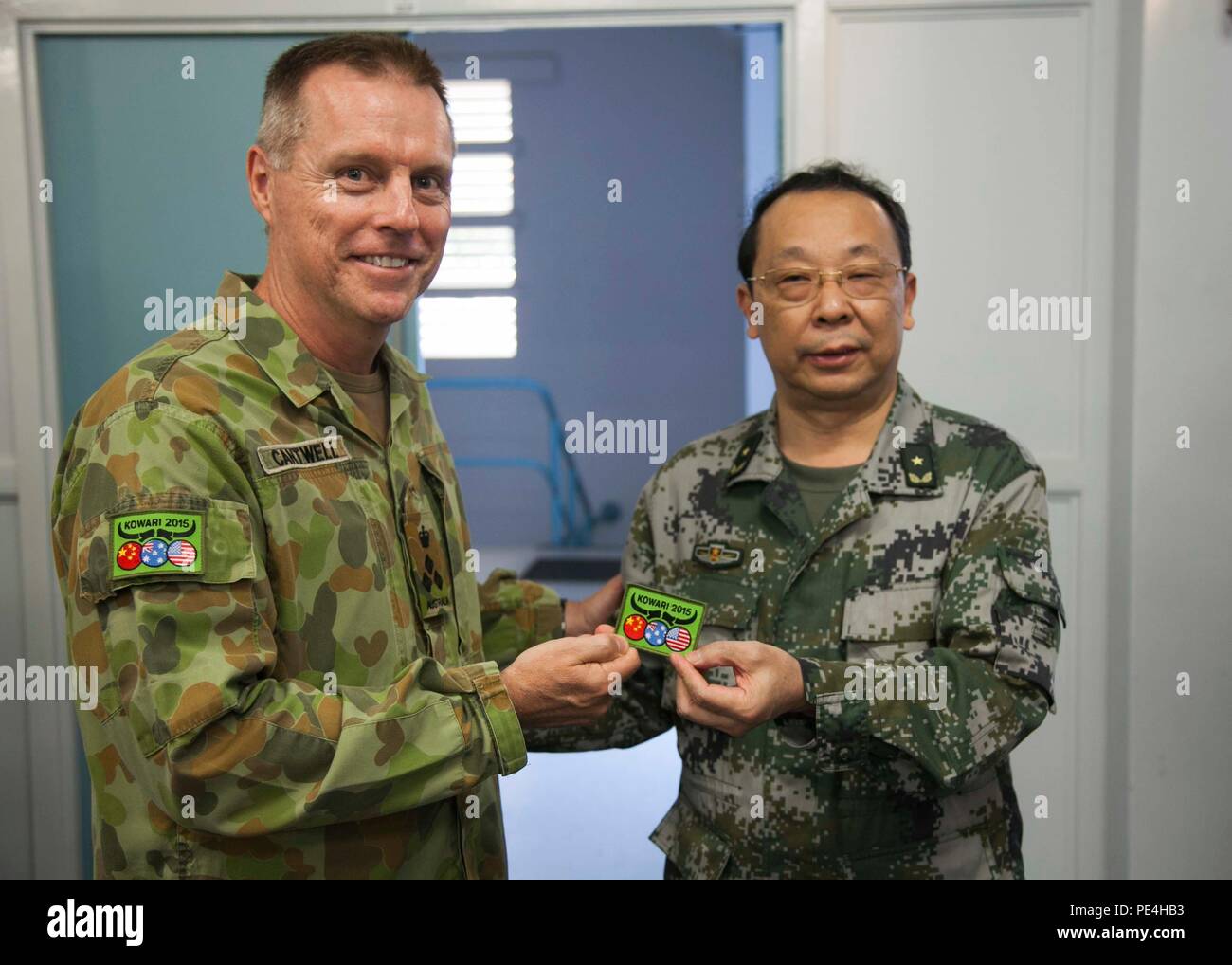 Brigadier Damian Cantwell, deputy commander of the 2nd Division ...