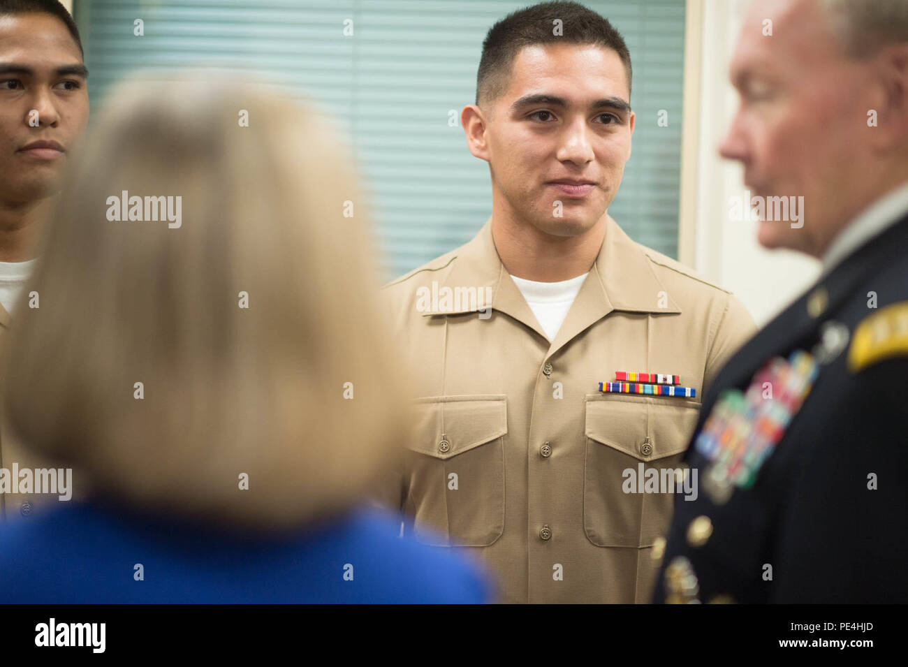 US Gen Martin Dempsey, chairman of the Joint Chiefs of Staff, and his ...