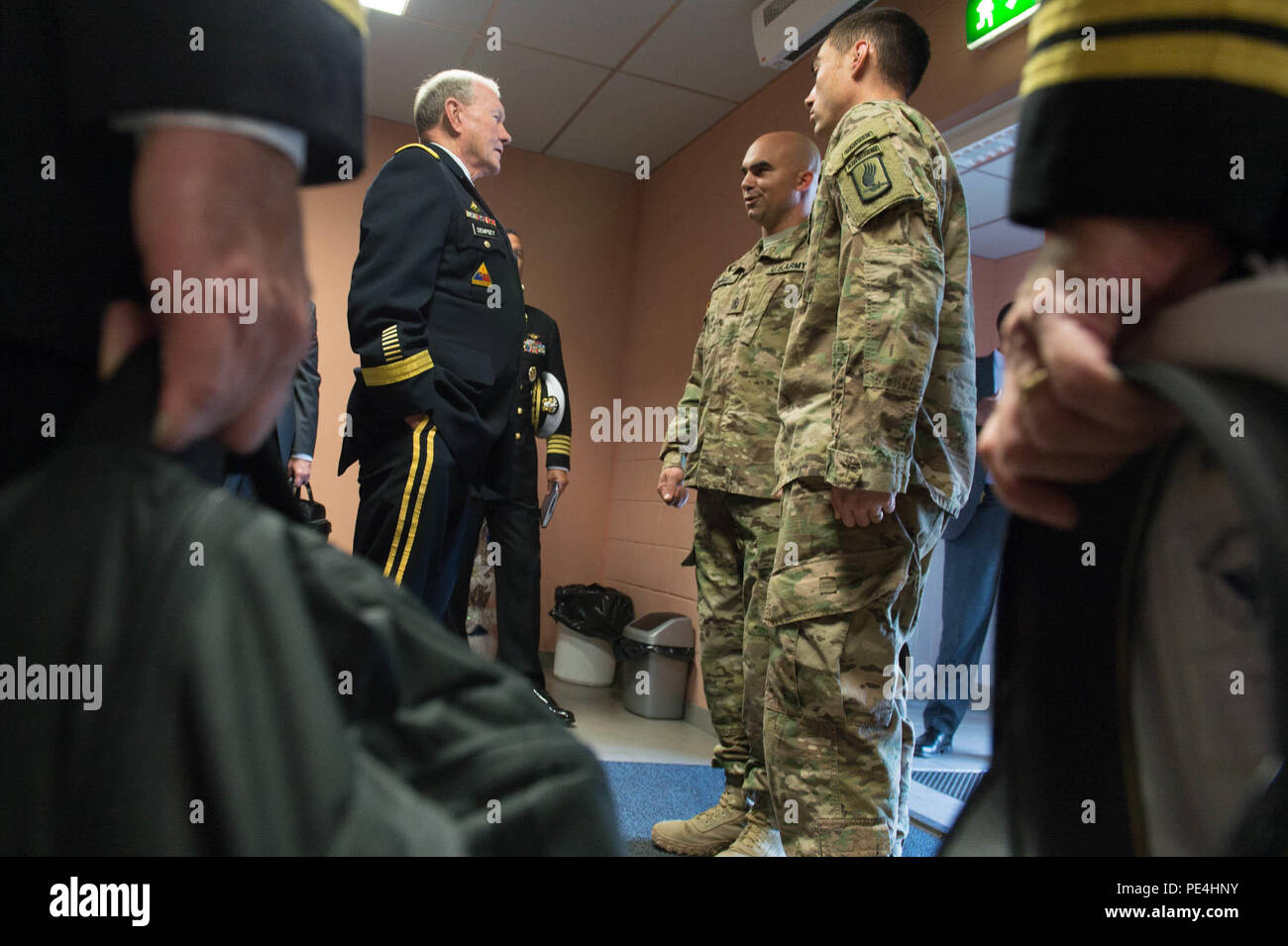 Gen. Martin E. Dempsey, chairman of the Joint Chiefs of Staff, a first ...