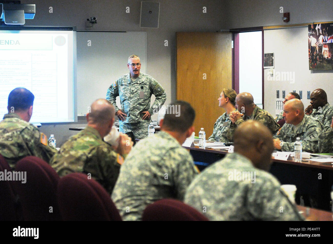 Army Reserve Col. Robert Rauchle, deputy commanding officer for the ...