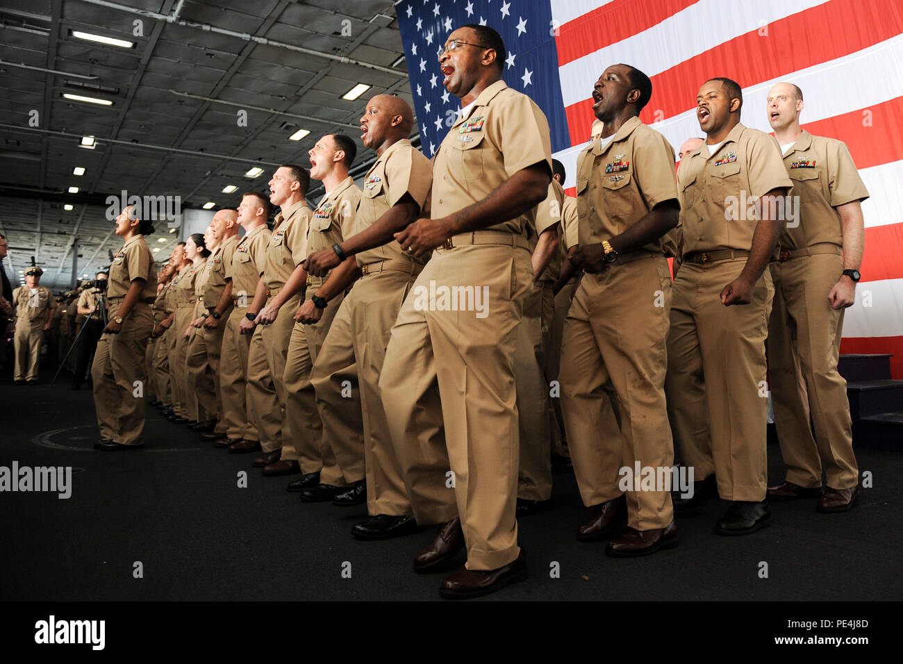 150915-N-GR120-055 ARABIAN GULF (Sept. 15, 2015) – New chief petty ...