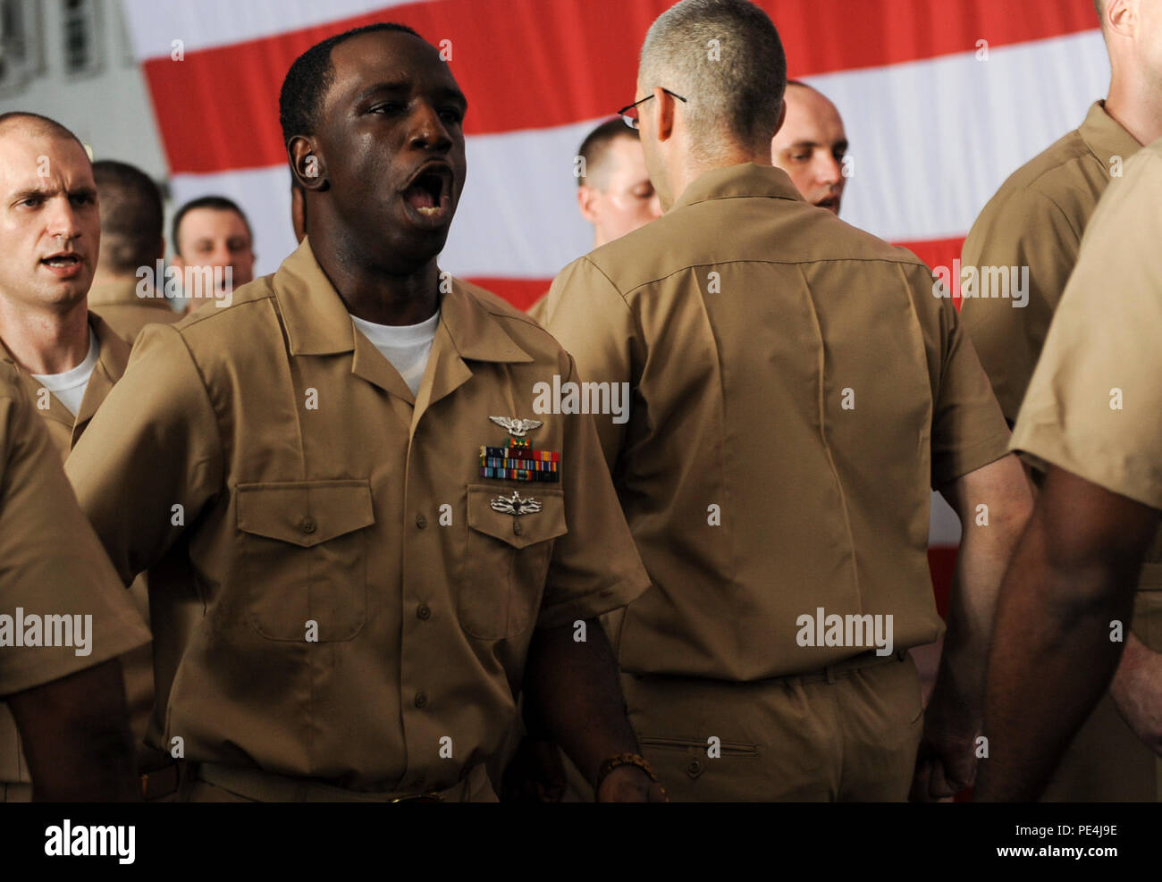 150915-N-GR120-049 ARABIAN GULF (Sept. 15, 2015) – New chief petty ...