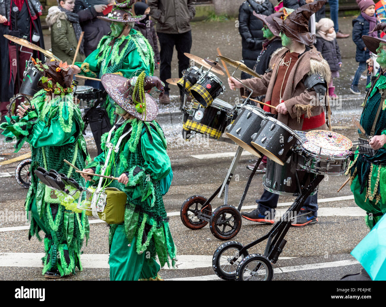 Stallkrawller Guggemusik German marching band, Strasbourg carnival ...