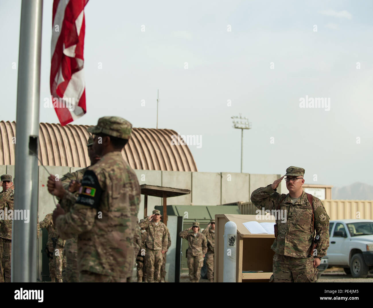 U.S. Air Force 1st Lt. Brendan Maestas, 455th Expeditionary Civil ...