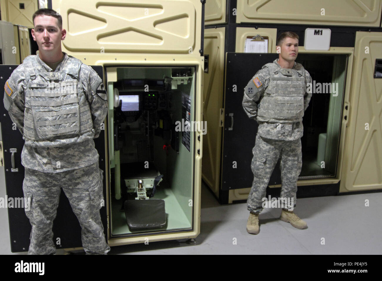 Pfc. Derrick Phifer and Spc. Ethan Blankenberg, cavalry scouts with 1st ...