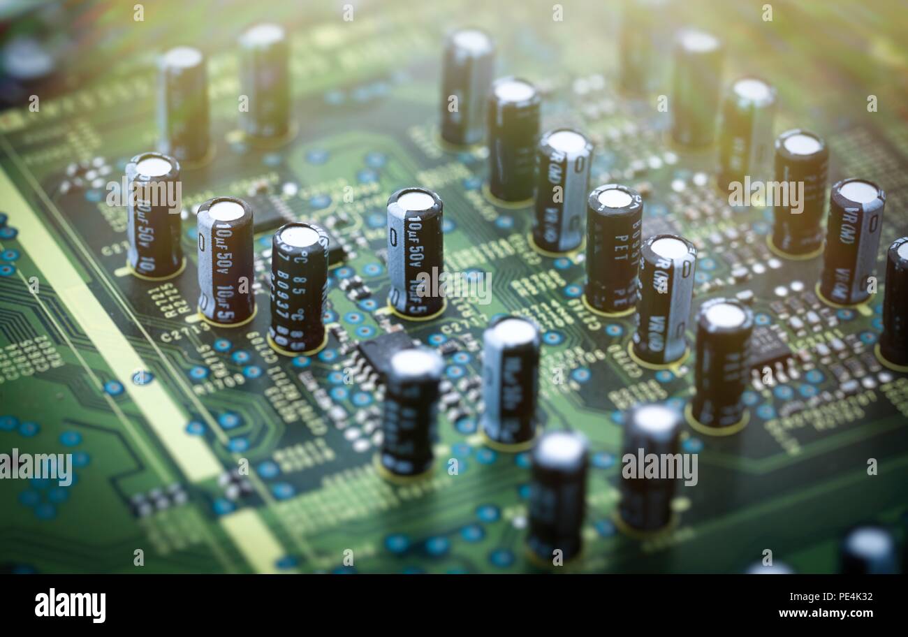 circuit board closeup Stock Photo - Alamy