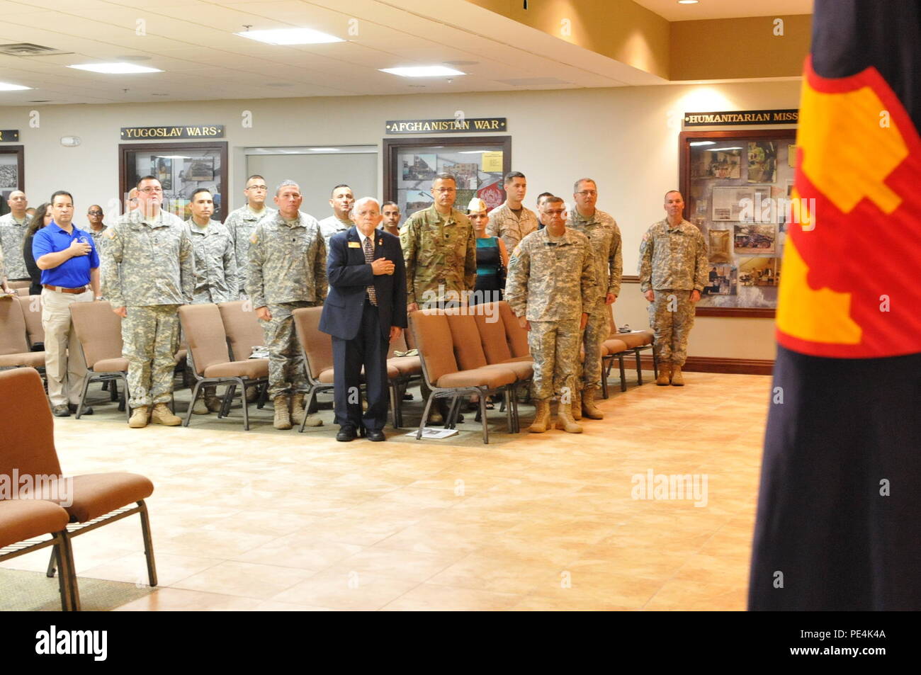Soldiers and civilians of U.S. Army Garrison Puerto Rico and 1st ...