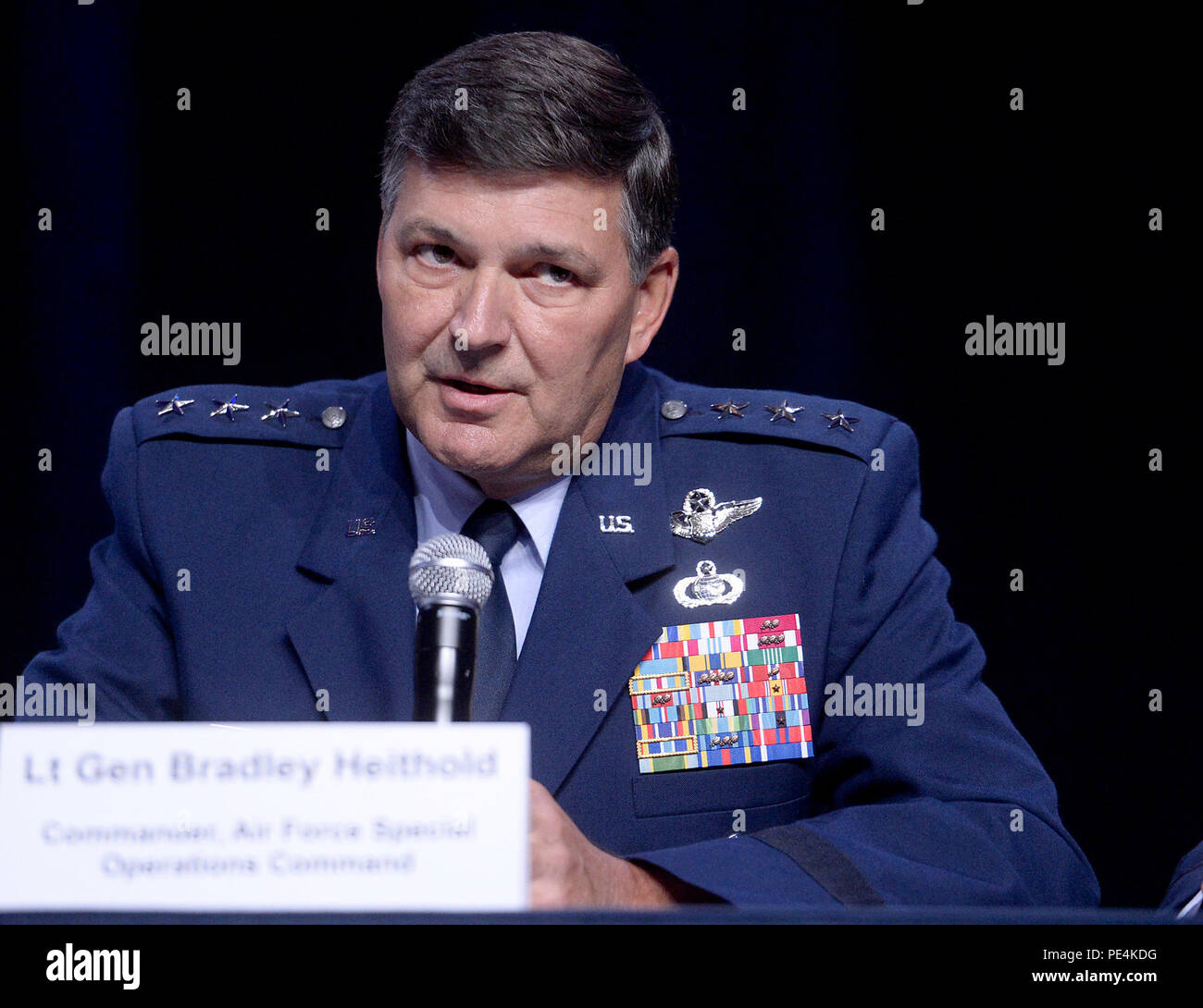 Gen. Lt. Gen. Bradley Heithold, commander of Air Force Special ...