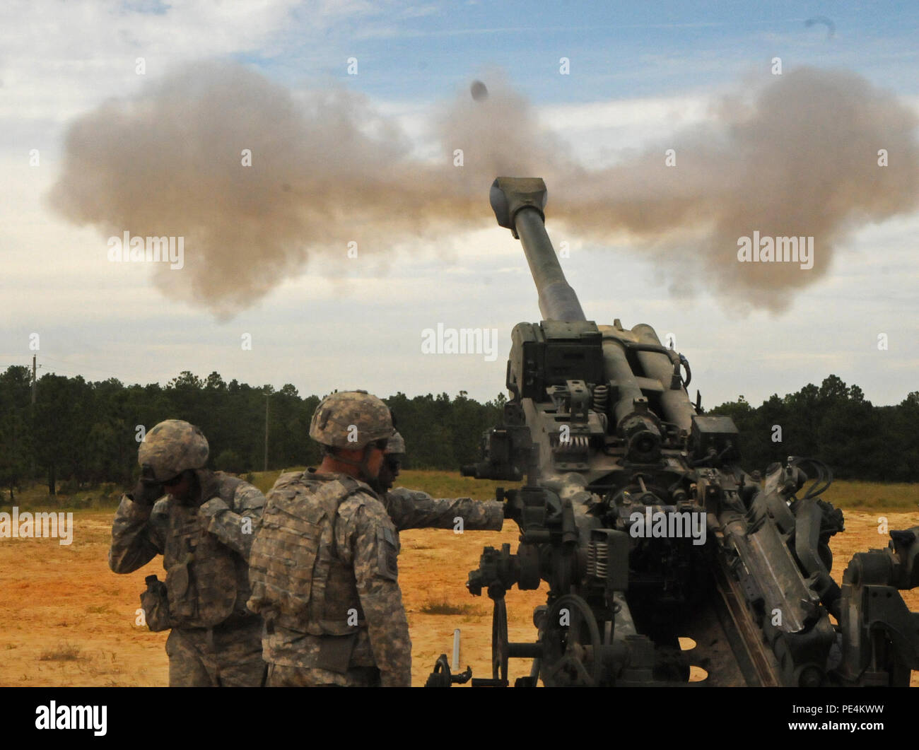 An M777A2 howitzer crew, assigned to 2nd Battalion, 319th Airborne ...