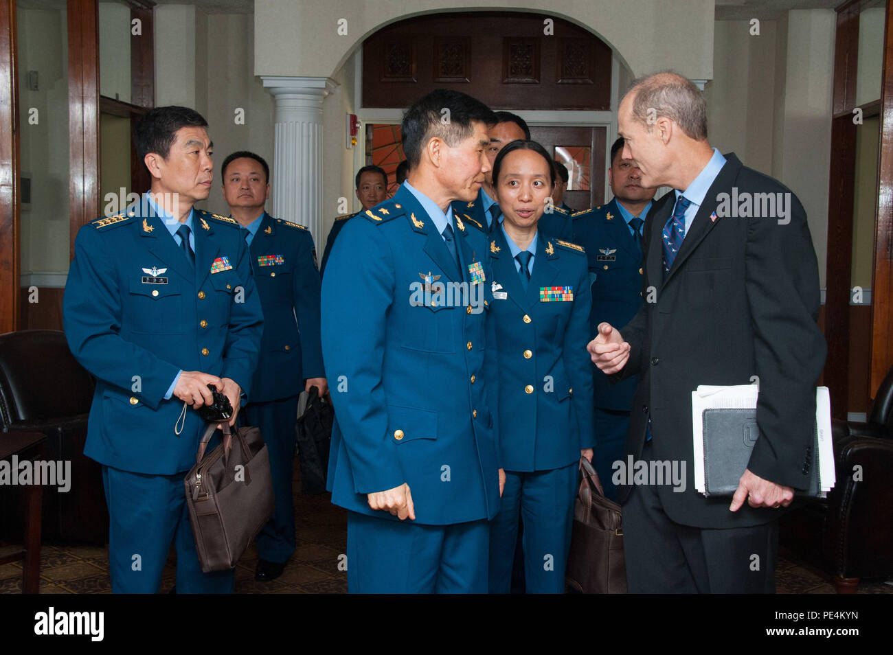 Major General Han Xing, Deputy Commandant, People's Liberation Army Air ...