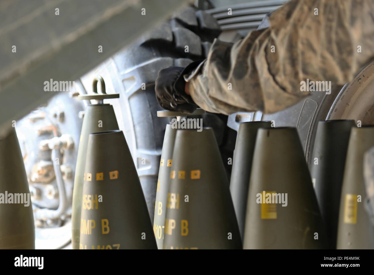 A U.S. Soldier assigned to Battery A, 2nd Battalion, 12th Field ...