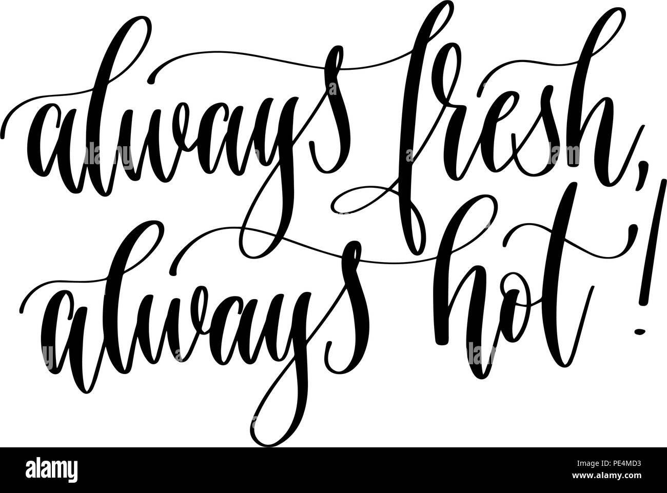 Always fresh Stock Vector Images - Alamy