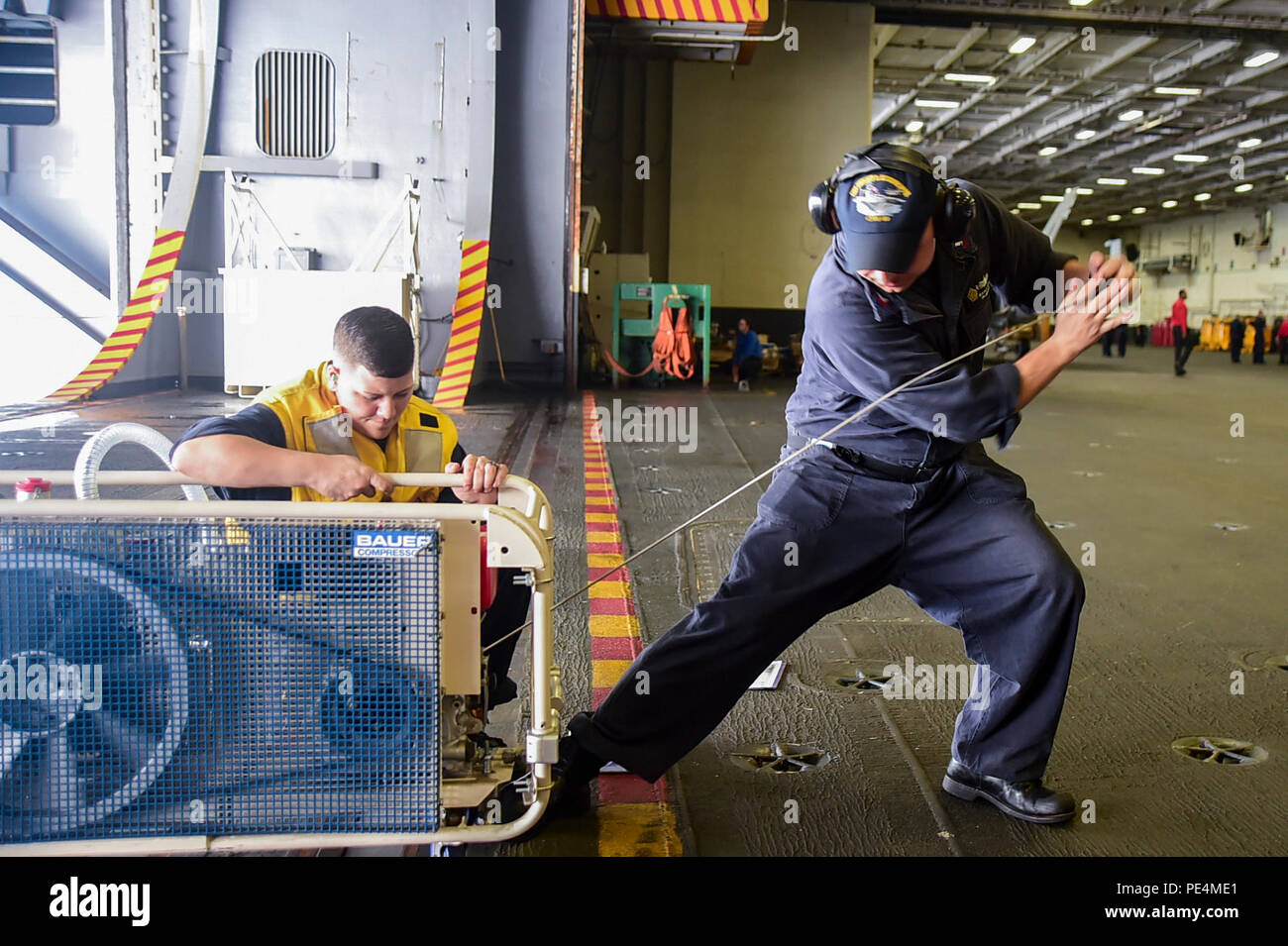 Emergency breathing air compressor hi-res stock photography and images ...