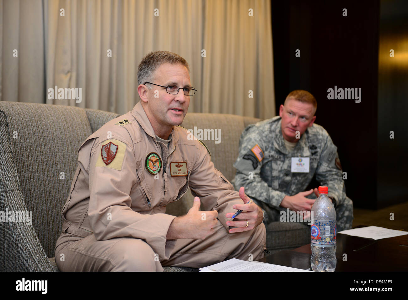 Maj. Gen. Rick Mattson, U.S. Central Command, director of exercises and ...