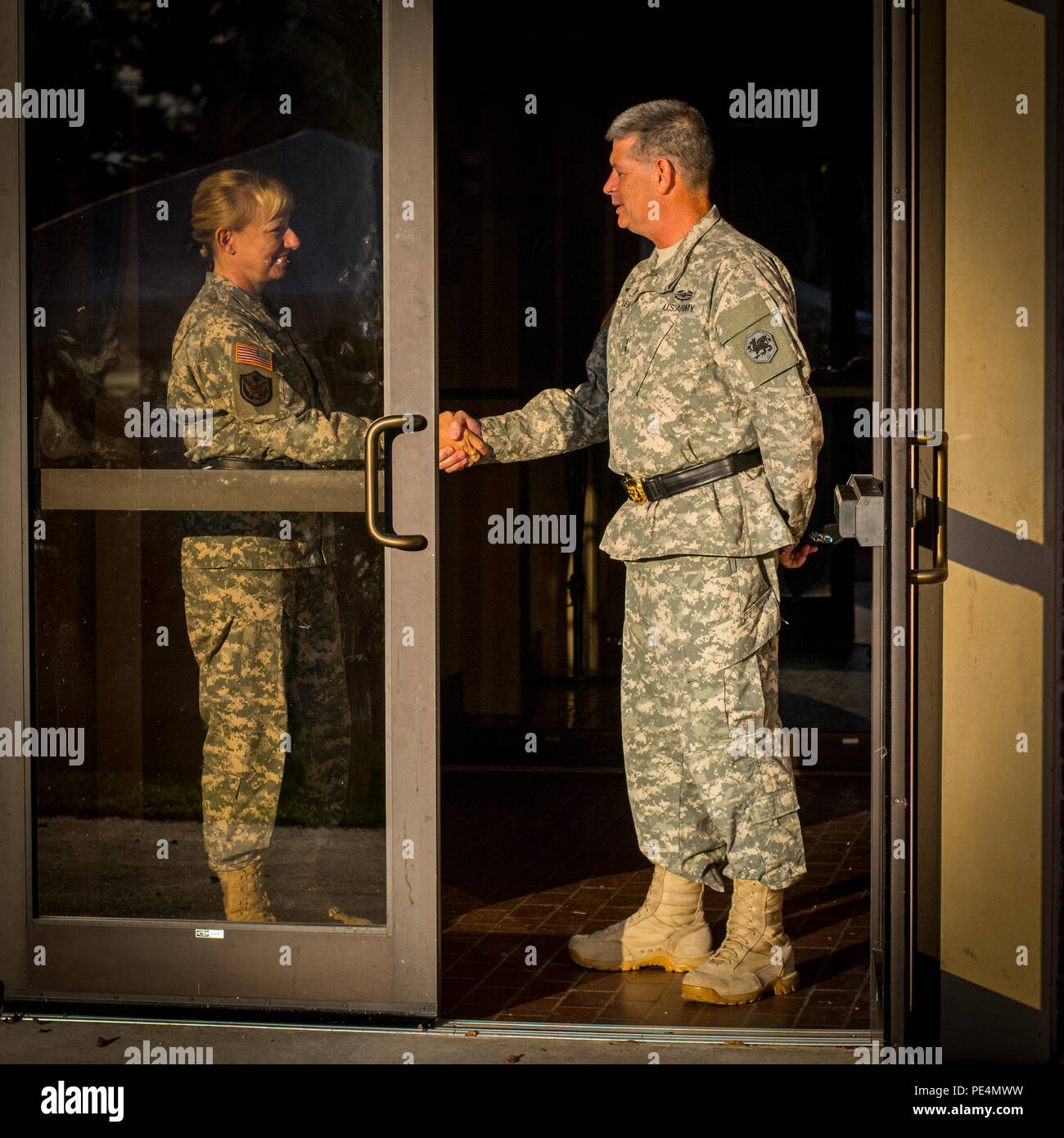 Army Reserve Maj. Gen. Leslie Purser, outgoing commander of the 108th ...