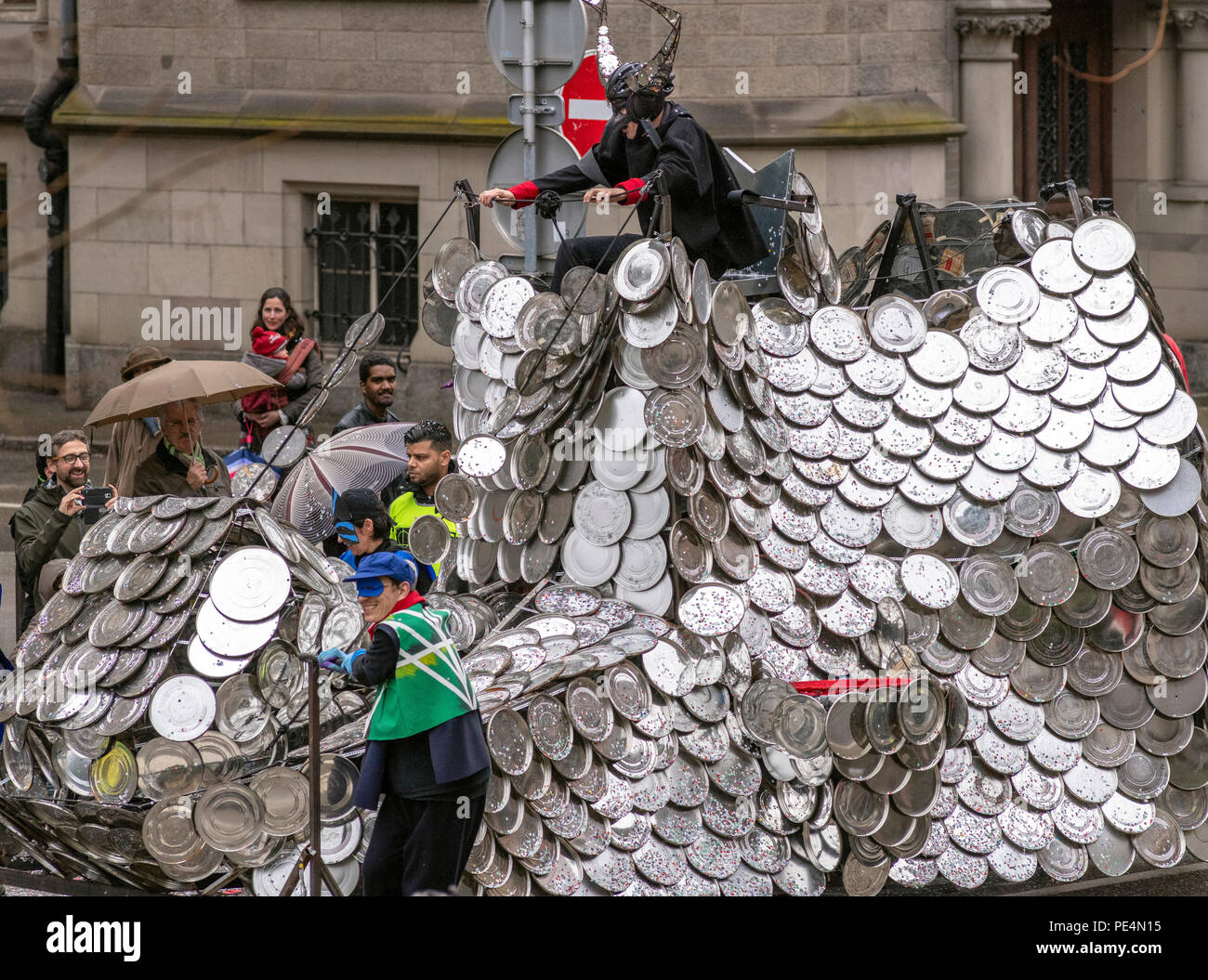 Man On Float Carnival Parade High Resolution Stock Photography and ...