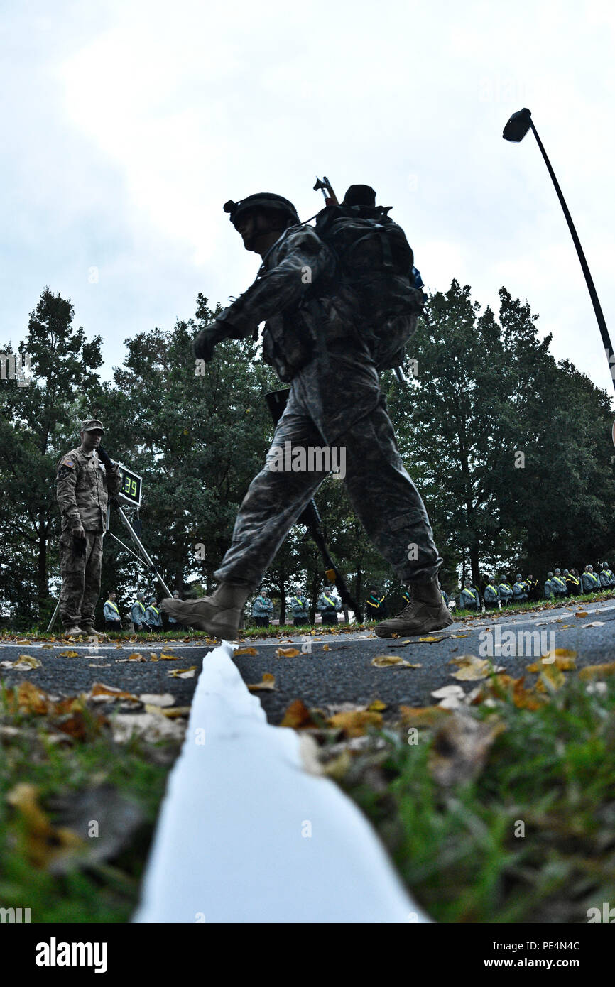 Troopers assigned to 2nd Cavalry Regiment crossed the finish line and ...