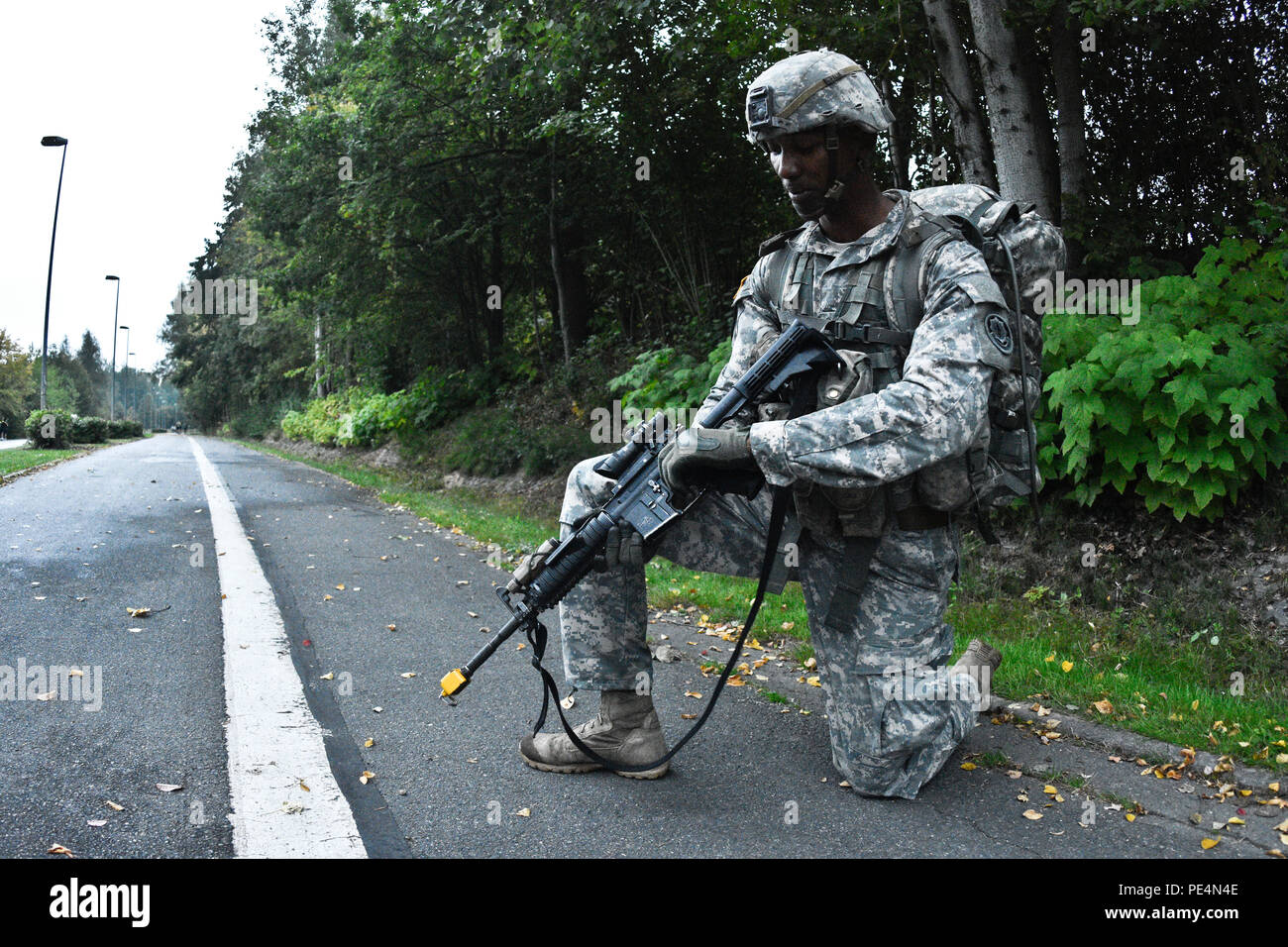 Sgt. Ralph Felix, an infantryman assigned to Headquarters and ...