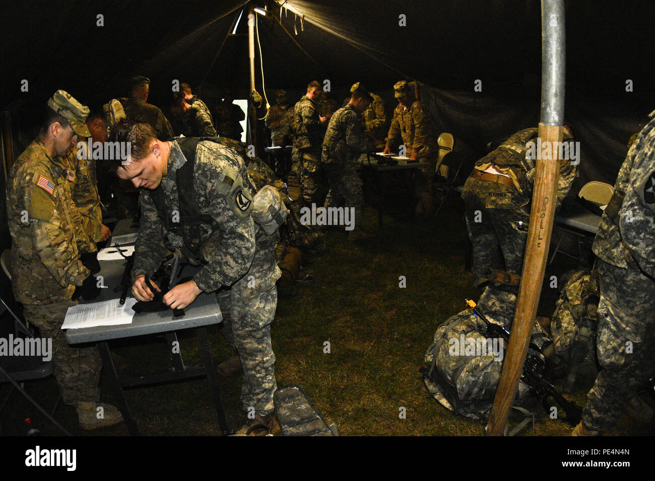 Troopers assigned to 2nd Cavalry Regiment, conducted a weapons function ...